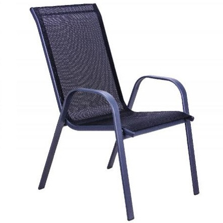Baštenska stolica - crna COMO