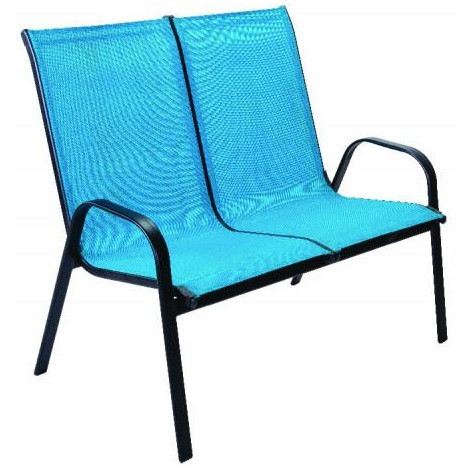 Baštenska stolica - dvosed plavi ANCONA