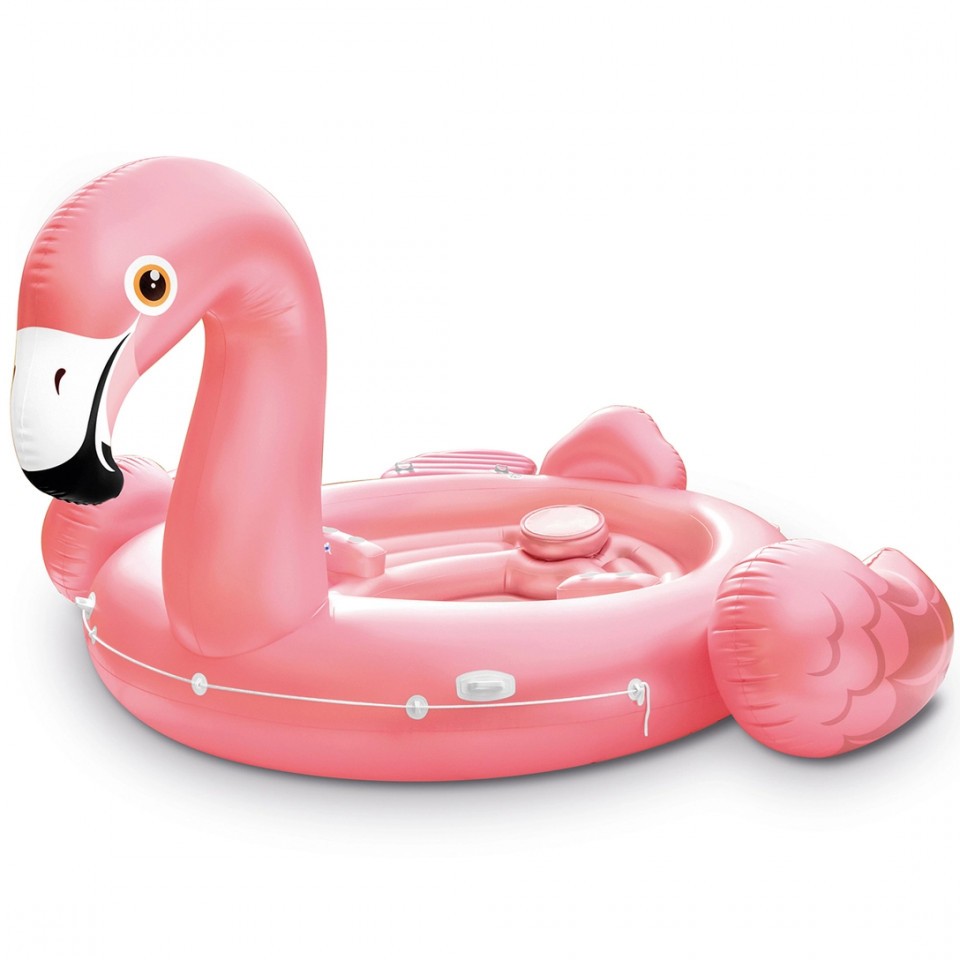 Dušek za vodu 4.22 x 3.73 x 1.85m Flamingo Party Island