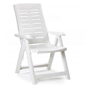 Baštenska stolica plastična bela YUMA