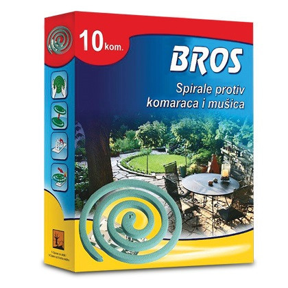 Rasterivači komaraca - spirale 10kom. BROS