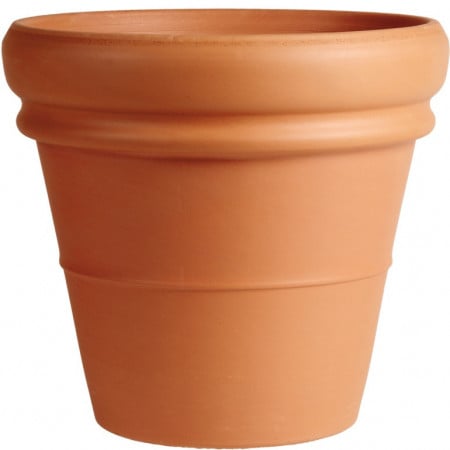 Saksija 45cm classica doppio bordo terracotta DEGREA