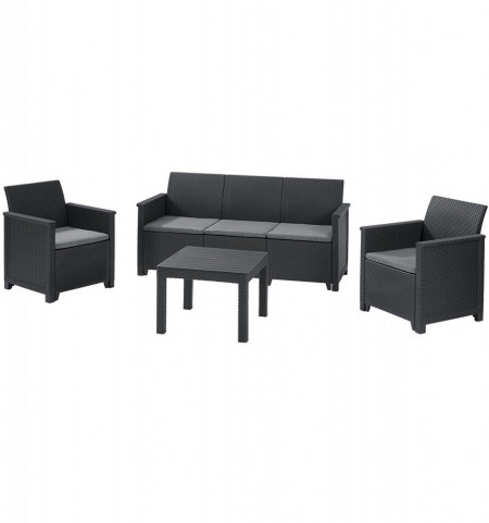 Baštenski set elodie 3 seater - grafit KETER