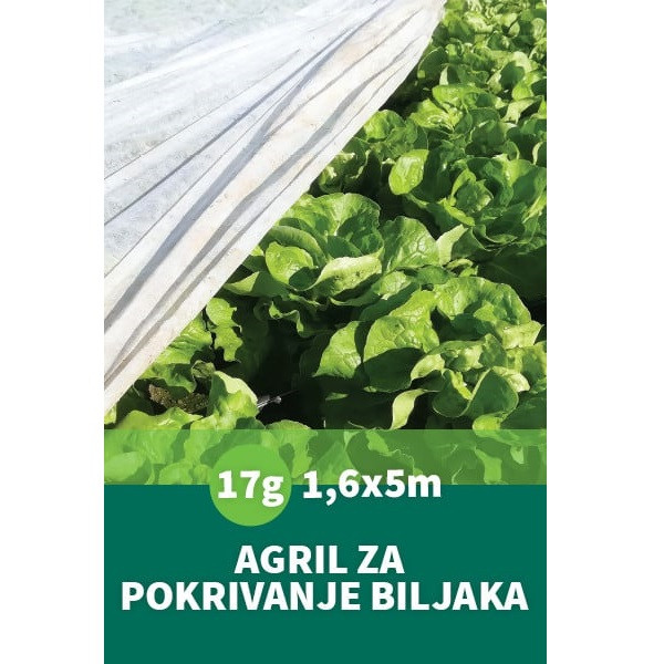 Agril folija za zaštitu biljaka 17gr 1.6x5m DOLOMITE