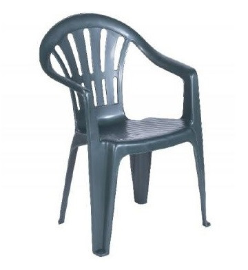 Baštenska stolica plastična zelena KONA