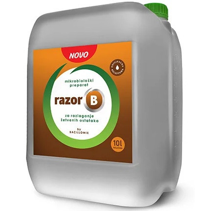 Bacillomix RAZOR B 10L - mikrobiološko đubrivo za razlaganje žetvenih ostataka