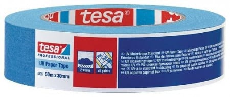 Maskirna platnena krep traka UV otporna 30mm - 25m TESA