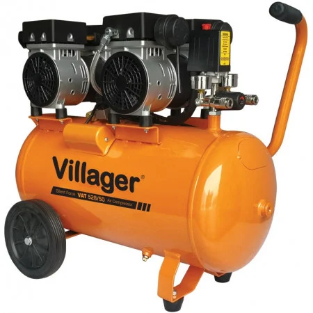 Kompresor bešumni 8bara, 50L - 3000W VAT 528/50 VILLAGER