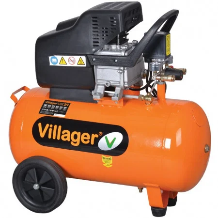 Kompresor 8bara, 24L - 1500W VAT 24 VILLAGER