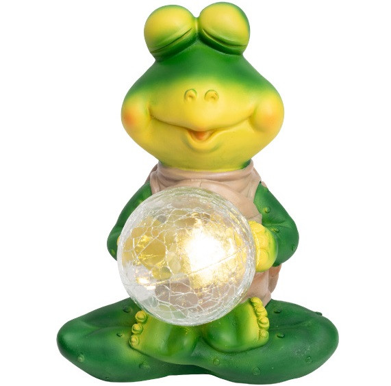 Solarna baštenska lampa - žaba HOME