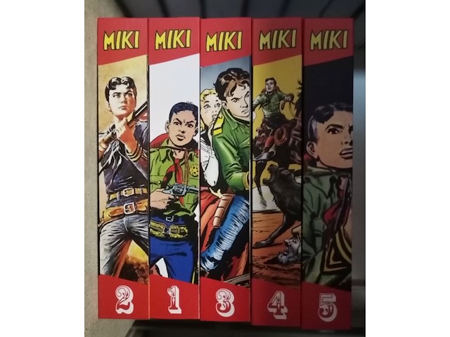 Kapetan Miki hronološka kolekcija 1-5 (HC)