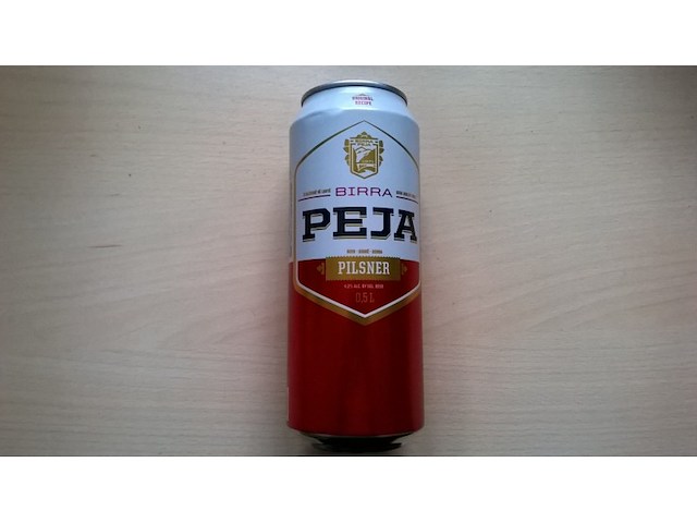 Prazna limenka PEĆKO (PEJA) pilsner pivo  500ml