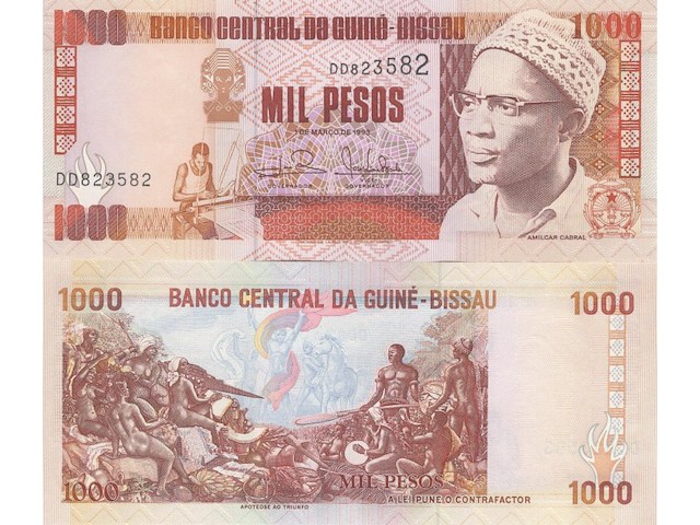 GUINEA BISSAU 1.000 Pesos 1993 UNC, P-13