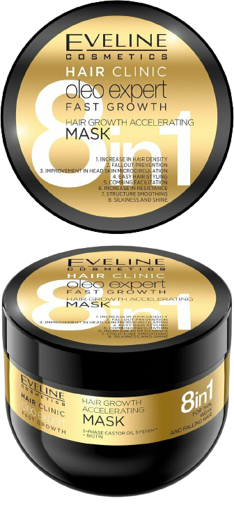 EVELINE - OLEO EXPERT FAST GROWTH MASK 8in1 500ml