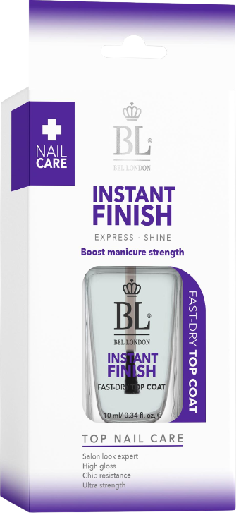 BEL LONDON - INSTANT FINISH - Fast dry top coat 10ml