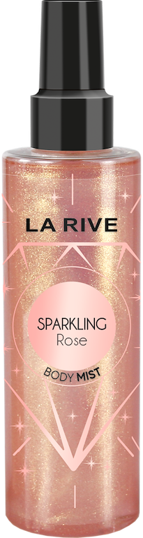 LA RIVE - SPREJ ZA TELO SA ŠLJOKICAMA SPARKLING ROSE 200ml