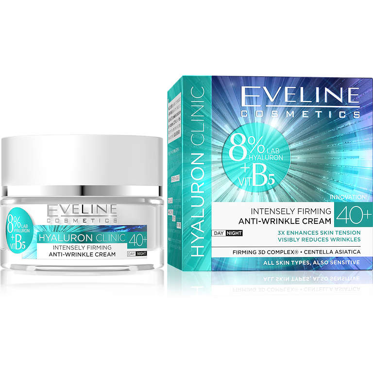 EVELINE - HYALURON CLINIC KREMA ZA LICE 40+ 50ML