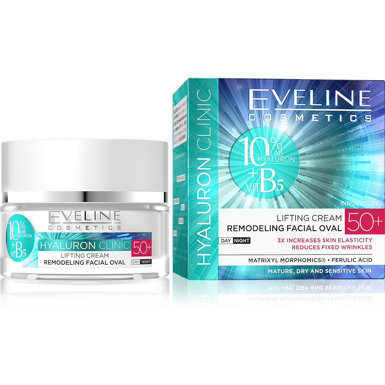 EVELINE - HYALURON CLINIC KREMA ZA LICE 50+ 50ML