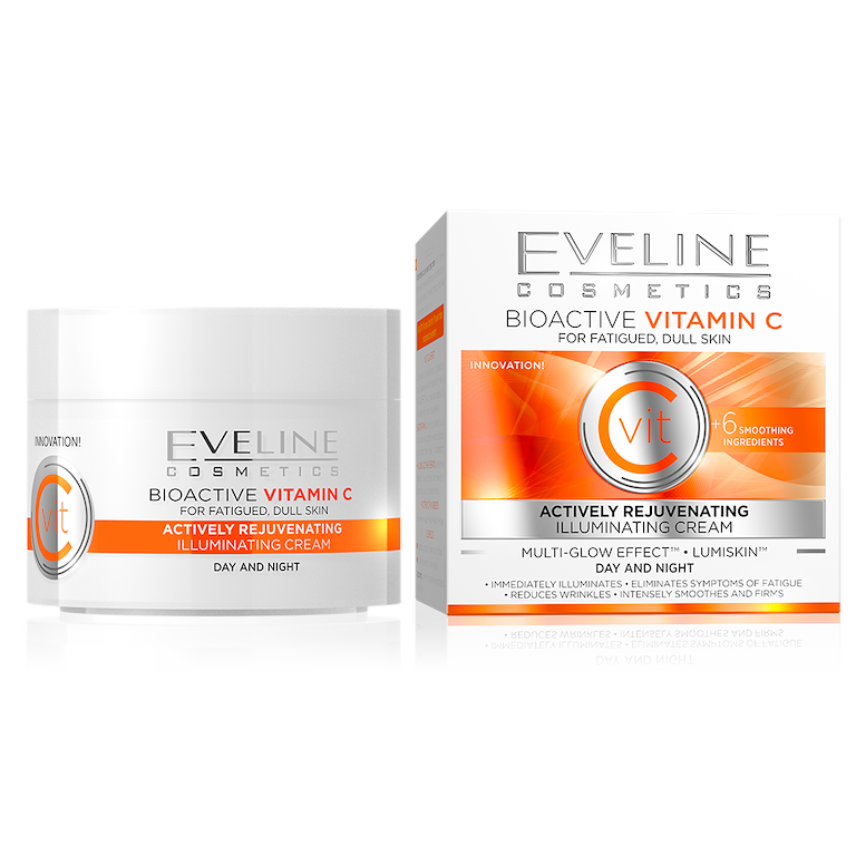 EVELINE - NATURE LINE +6 BIOAKTIVNI VITAMIN C - AKTIVNA PODMLAĐUJUĆA KREMA 50ML