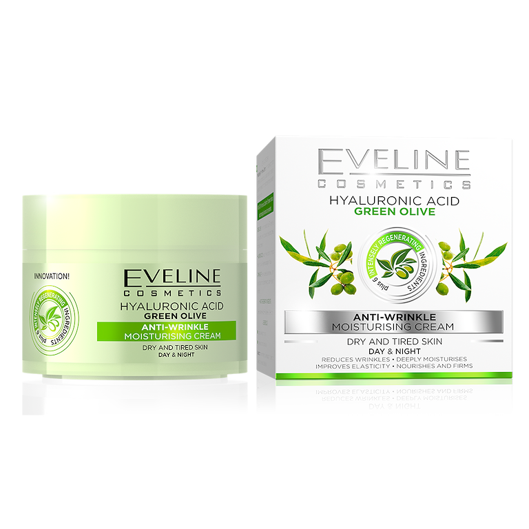 EVELINE - NATURE LINE +6 HIJALURONSKA KISELINA I ZELENA MASLINA 50ML