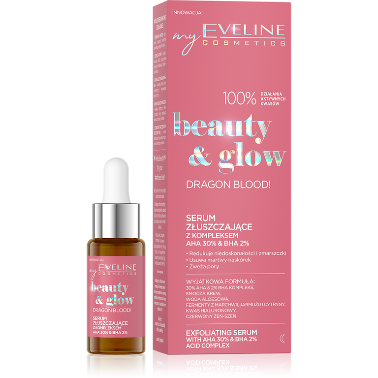 EVELINE - BEAUTY & GLOW - SERUM WITH AHA 30% & BHA 2% ACID COMPLEX 18ml