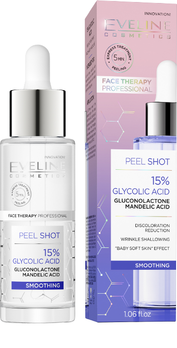 EVELINE - PEEL SHOT 15% GLYCOLIC ACID SMOOTHING 30ml