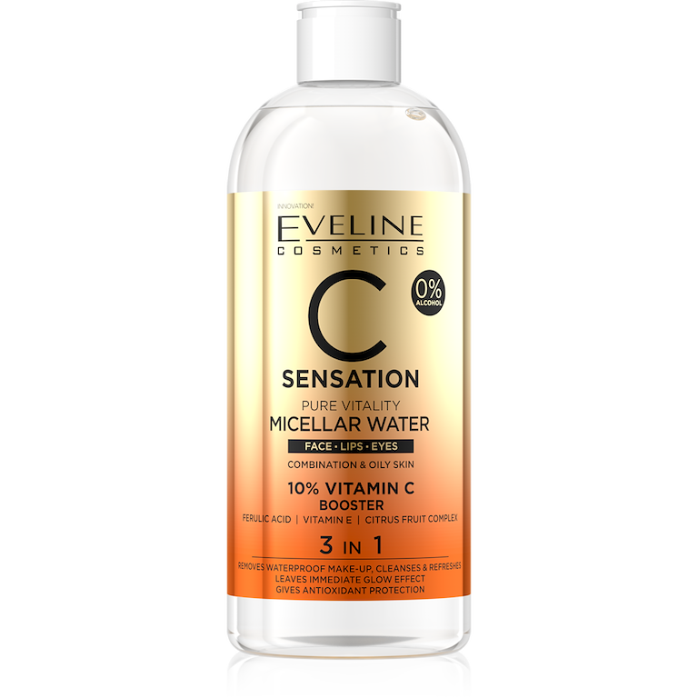 EVELINE - C SENSATION MICELARNA VODA 3U1 400ML