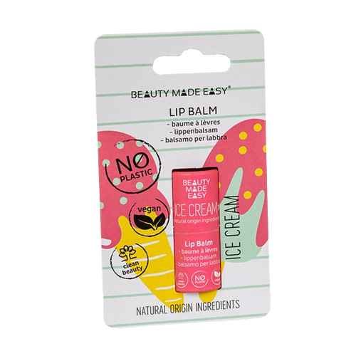 BME - Paper tube Lip Balm - ICE CREAM 5,5 g