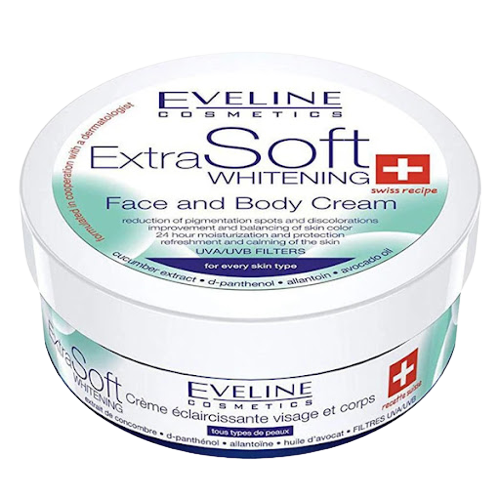 EVELINE - EXTRA SOFT KREMA ZA IZBELJIVANJE ZA LICE I TELO 200ML