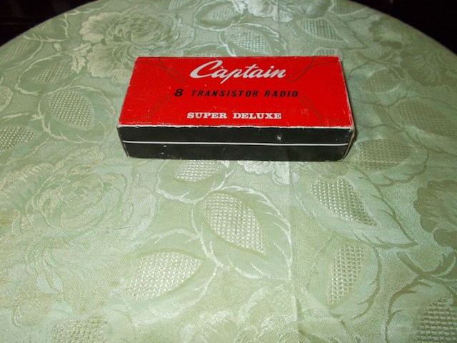 Captain 8 Transistor Radio Super Deluxe-Made in Japan