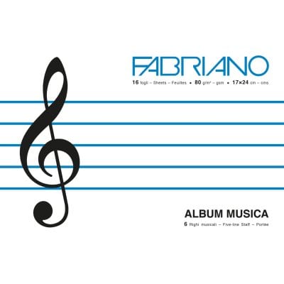 Notna sveska FABRIANO A5 80gr 16L (19100379) (FABRIANO)