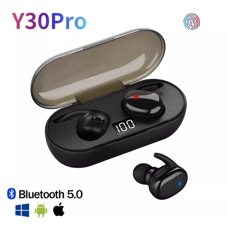 Bluetooth Slusalice Y30, nove i ispravne, sa uputstvom,kablicem i