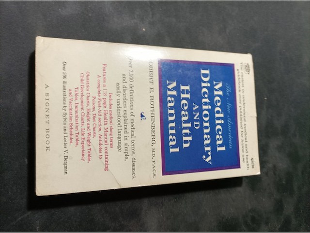 Medical dictionary and health manual