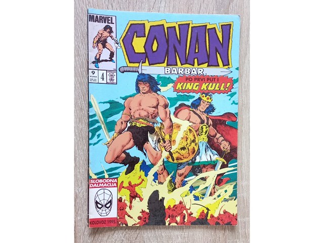 CONAN BARBAR 4 po prvi put i King Kull - Marvel