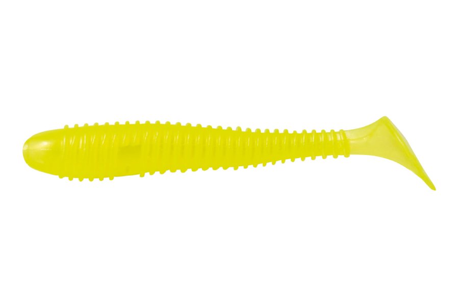 Rapture RIBBED SWING SHAD 40mm NEON YELLOW