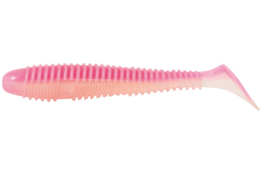 Rapture RIBBED SWING SHAD 40mm PINK SHAKE