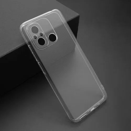 Futrola - maska ultra tanki PROTECT silikon za Xiaomi Redmi 12C providna (bela) (MS)