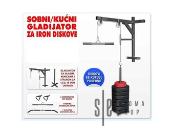 Sobni/kućni gladijator za Iron diskove