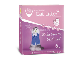 VanCat posip za mačke - Baby powder 6kg