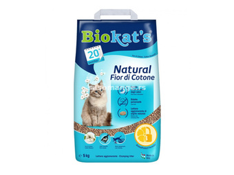 Biokat's Natural Cotton Blossom posip za mačke 5kg