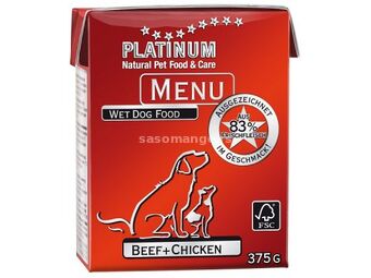 PLATINUM menu govedina i piletina 90g