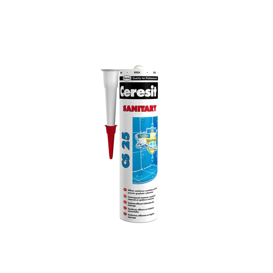 CERESIT Sanitarni silikon CS25 280 ml providan