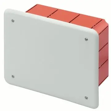 GEWISS Razvodna kutija za beton sa poklopcem GW48005 160x130x70mm crveno-bela