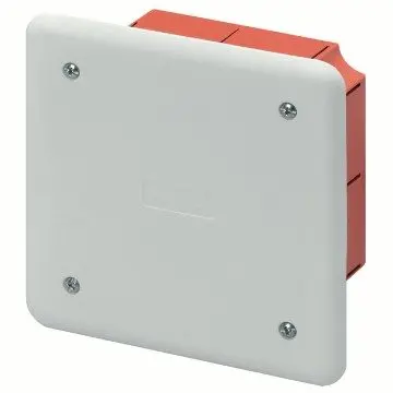 GEWISS Razvodna kutija za beton sa poklopcem GW48001 92x92x45mm crveno-bela