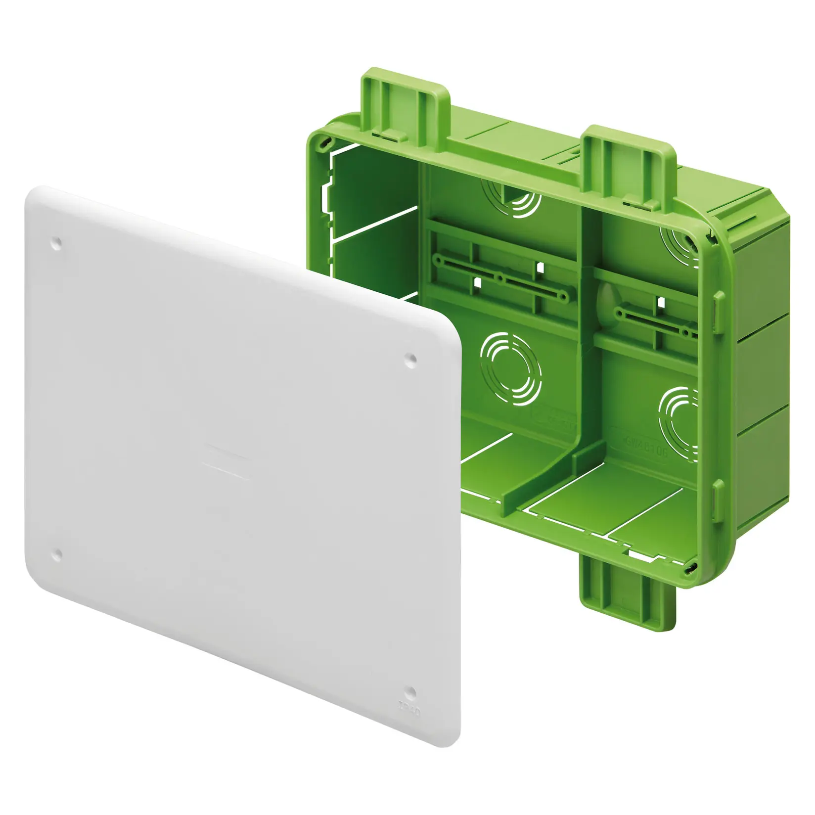 GEWISS Razvodna kutija za gips GW48009PM, Green Wall 480x160x75 sa poklopcem zelena