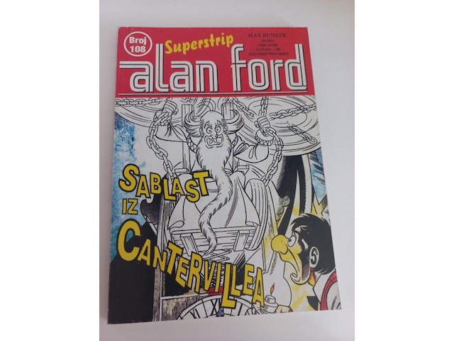 Alan Ford br.108 Sablast iz Cantervillea
