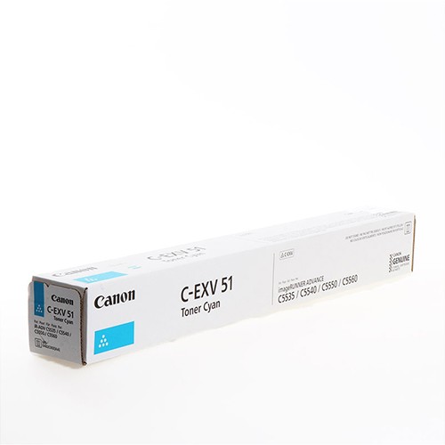 Canon Original Toner Cartridge C-EXV 51 Cyan | 0482C002