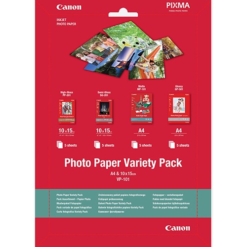 Canon VP-101 Foto papir 10x15cm/A4 ukupno 20 listova | 0775B079