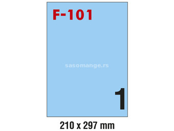 Etikete ILK 210x297mm pk100L Fornax F-100 plave