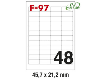Etikete ILK 45,7x21,2mm odlepljive pk100L Fornax F-97
